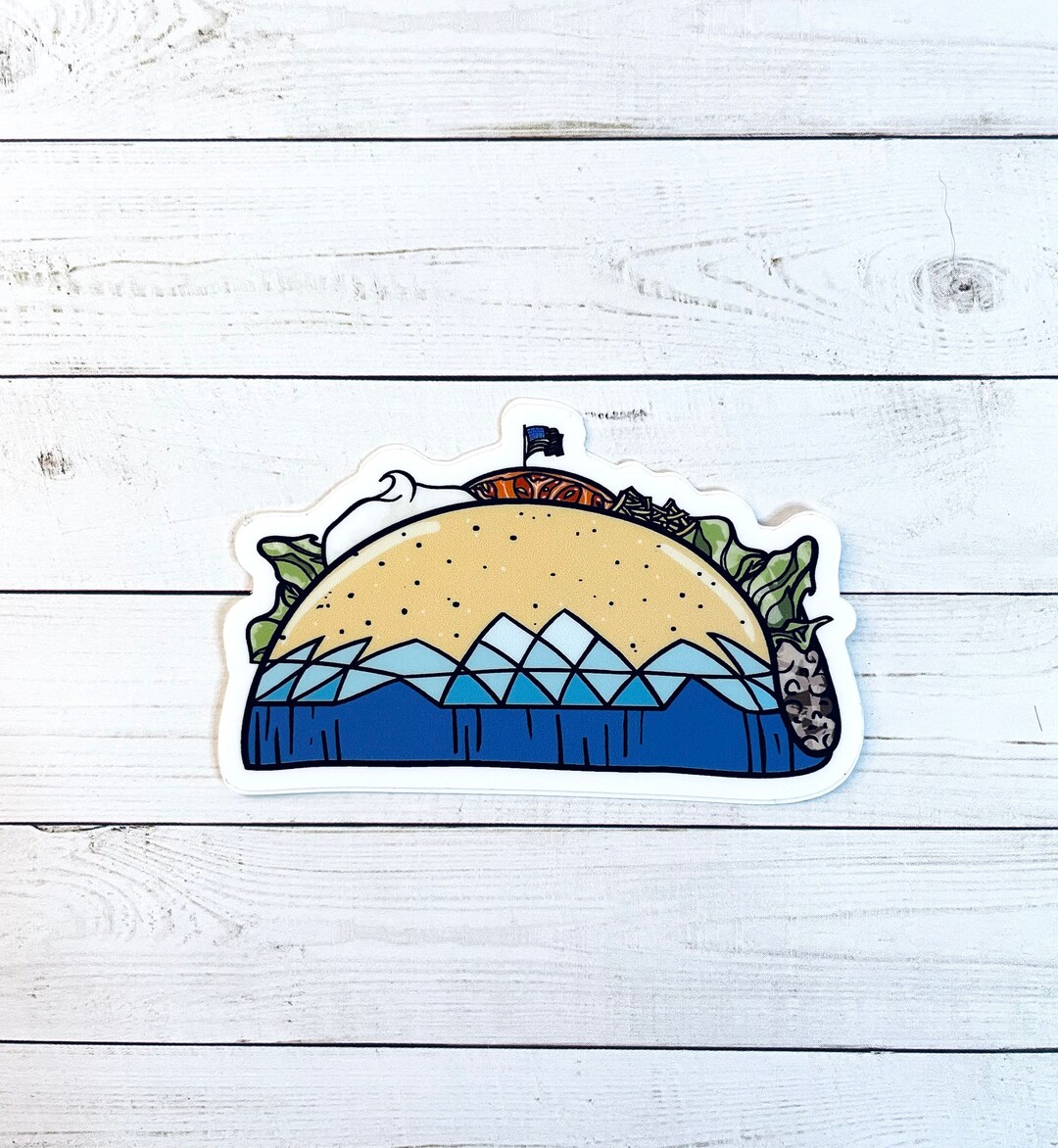 Sticker/tacoma Dome/taco Sticker/tacoma Art - Etsy