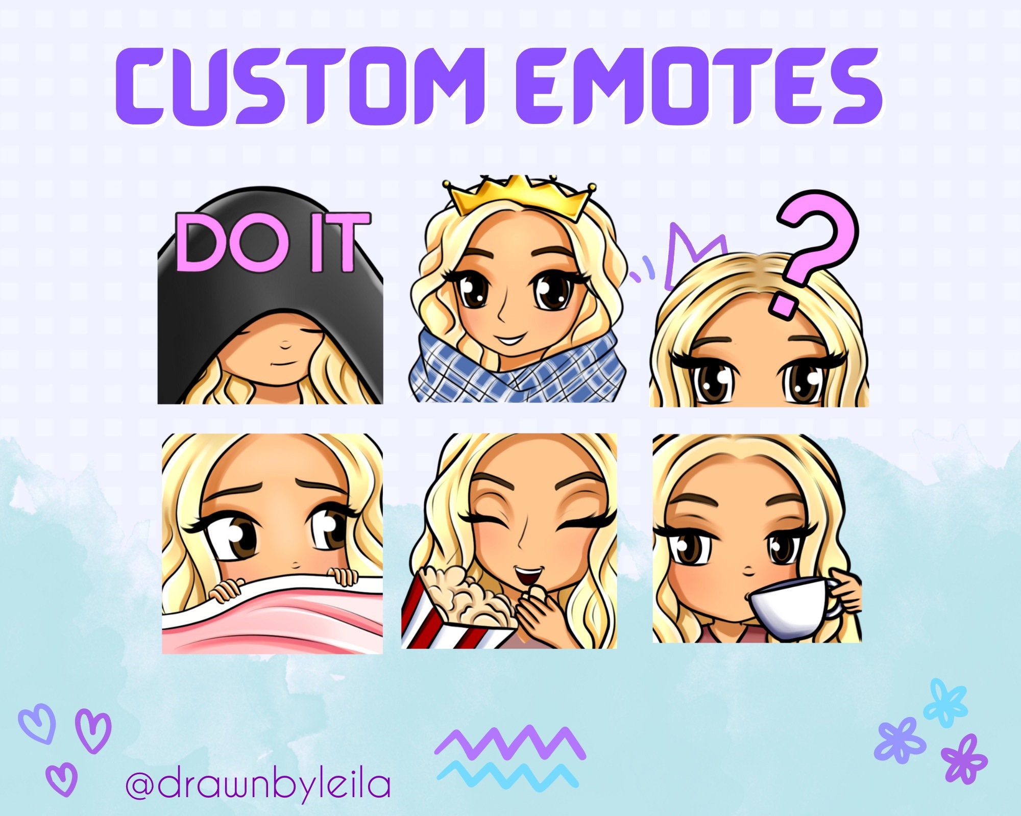 Custom Static/animated Emotes - Etsy Australia