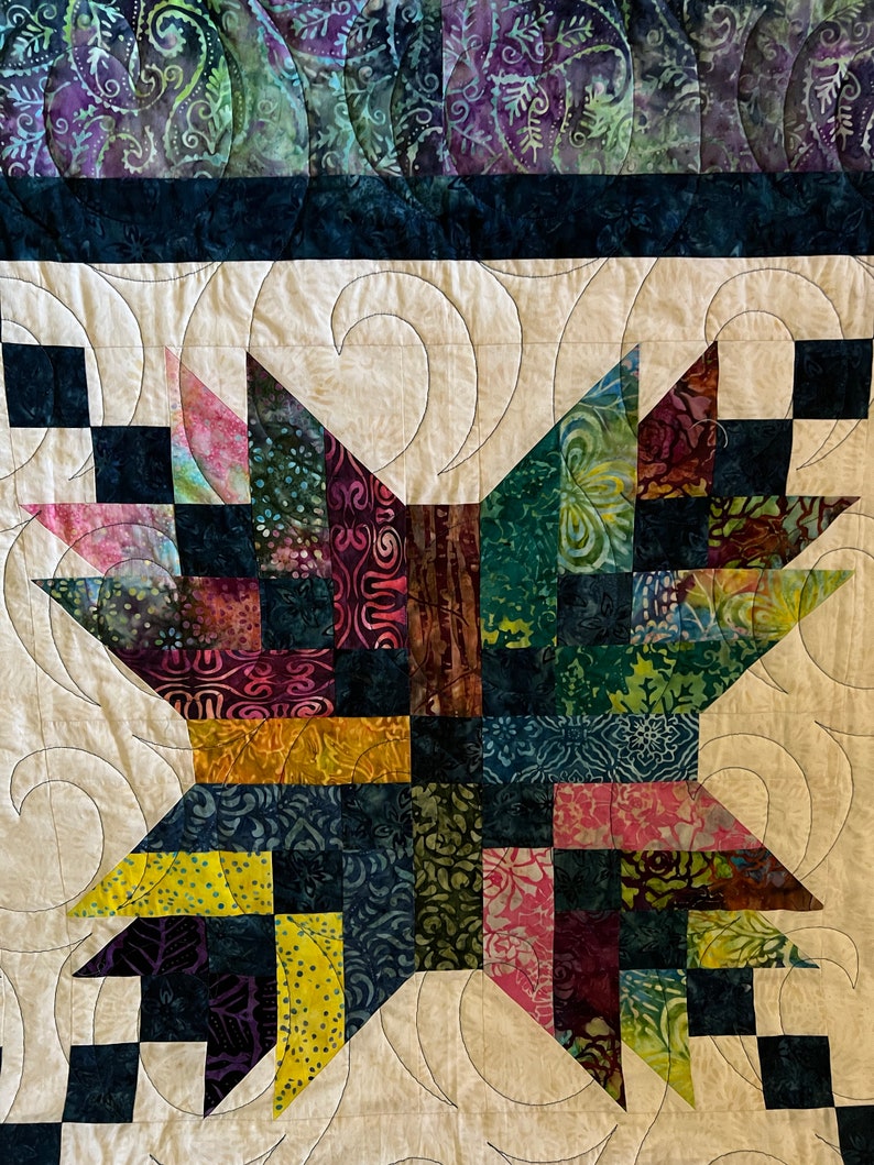 Jamaican Stars Quilt-handmade - Etsy