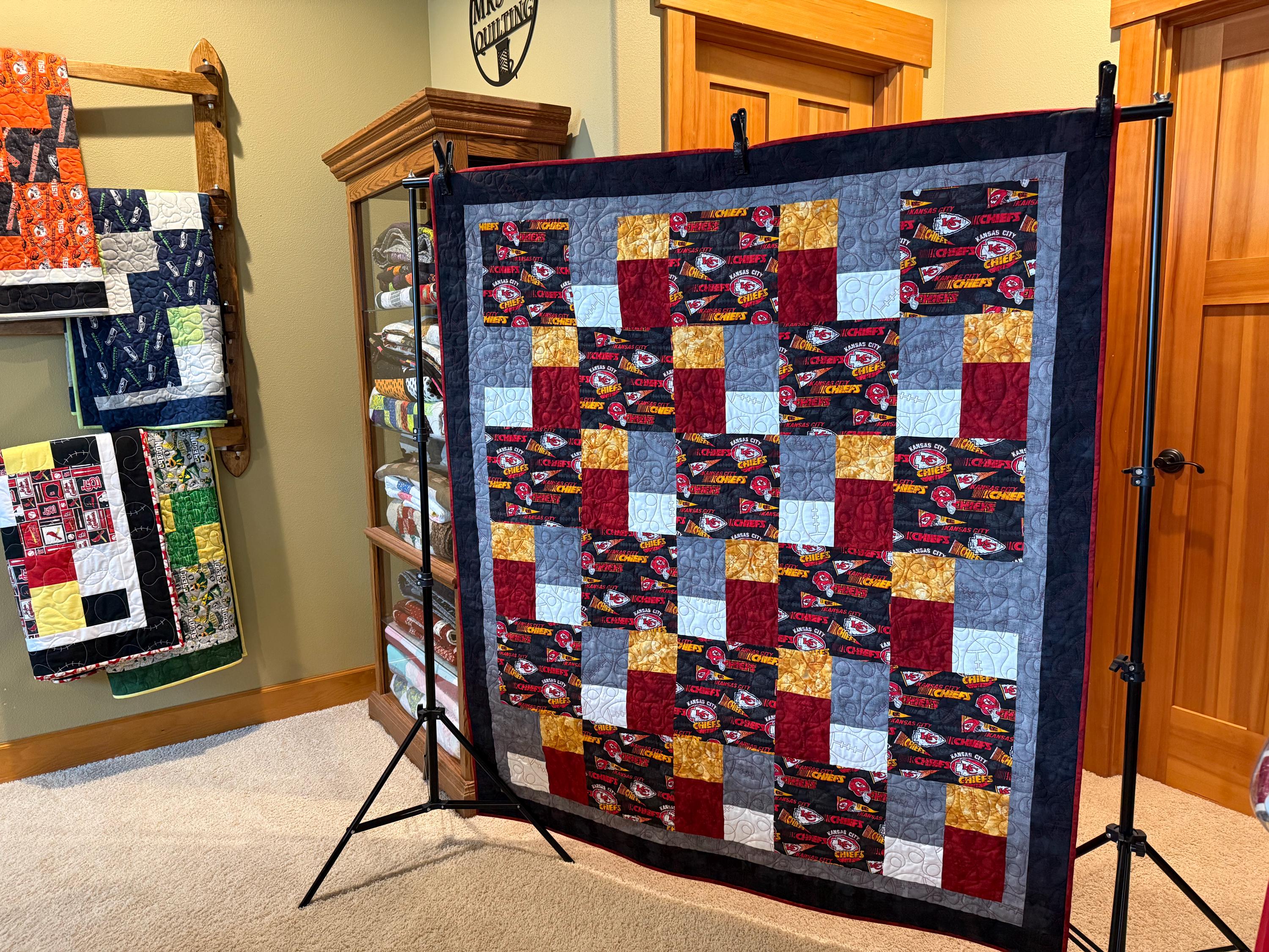 Kansas City Chiefs Team Quilt - Etsy