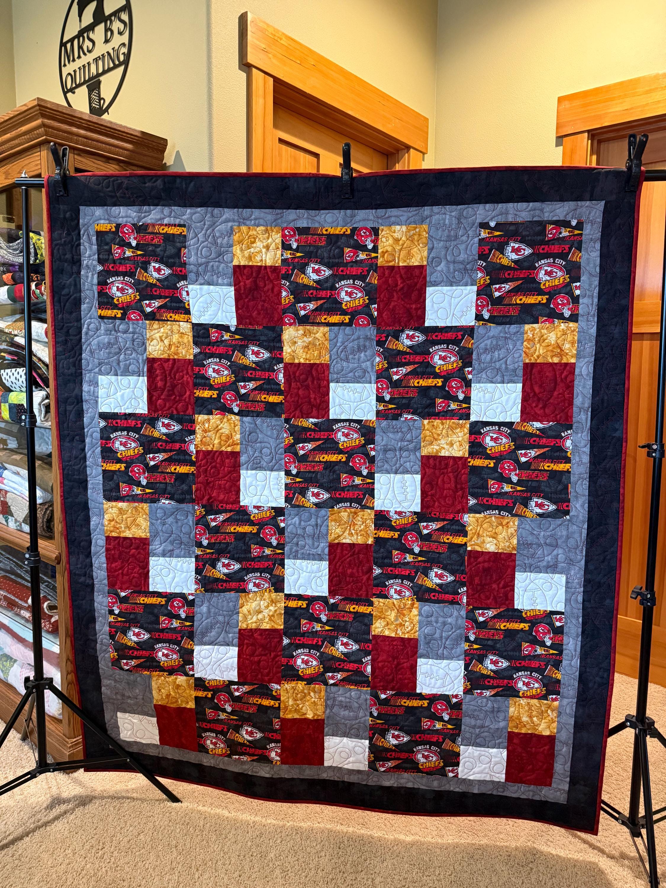 Kansas City Chiefs Team Quilt - Etsy