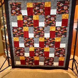 Kansas City Chiefs Team Quilt - Etsy