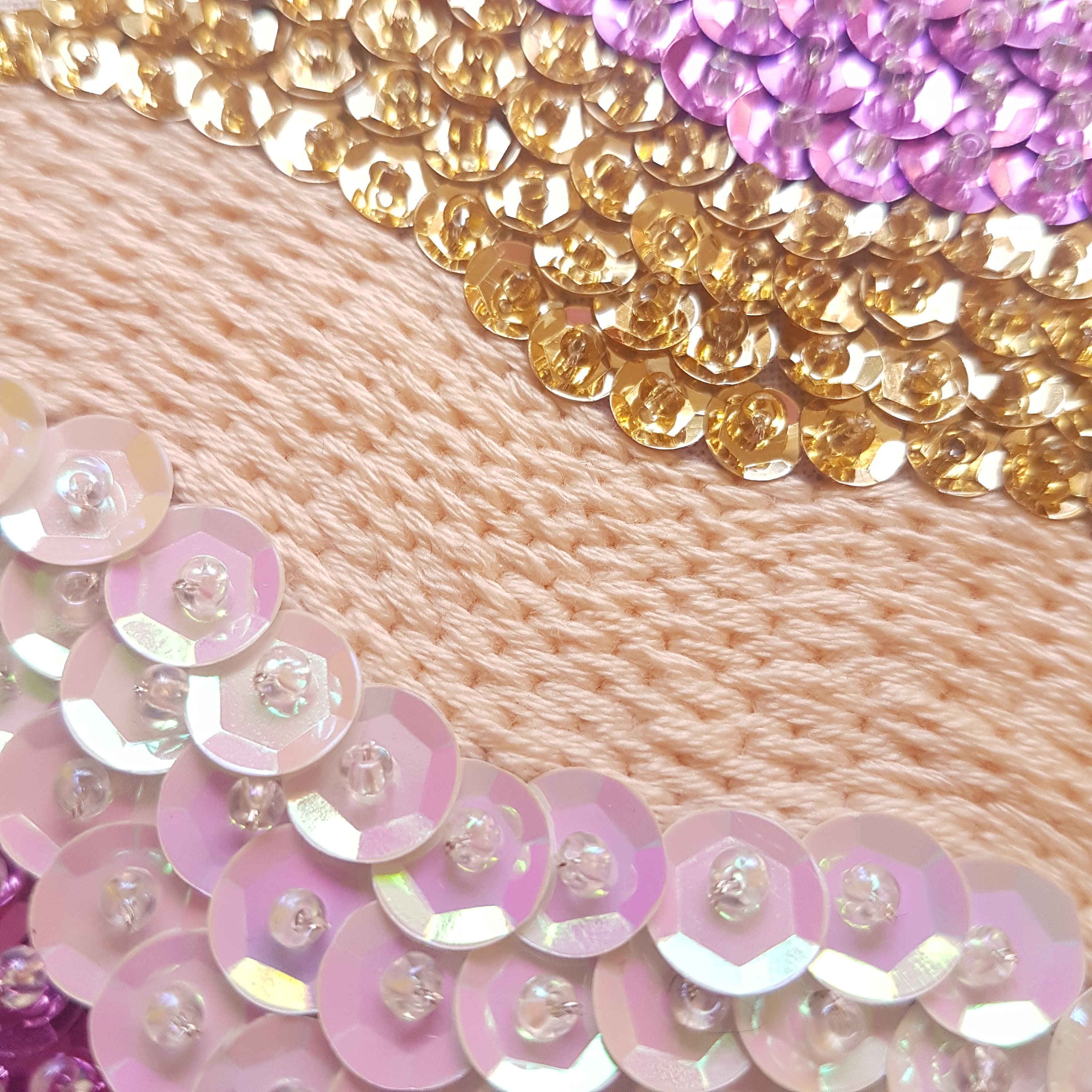 Sequin Sampler Hoop Embroidery - Etsy