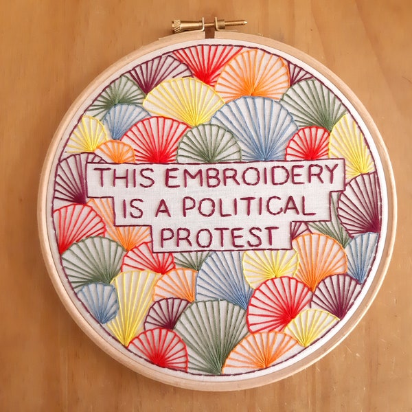 Political Embroidery - Etsy