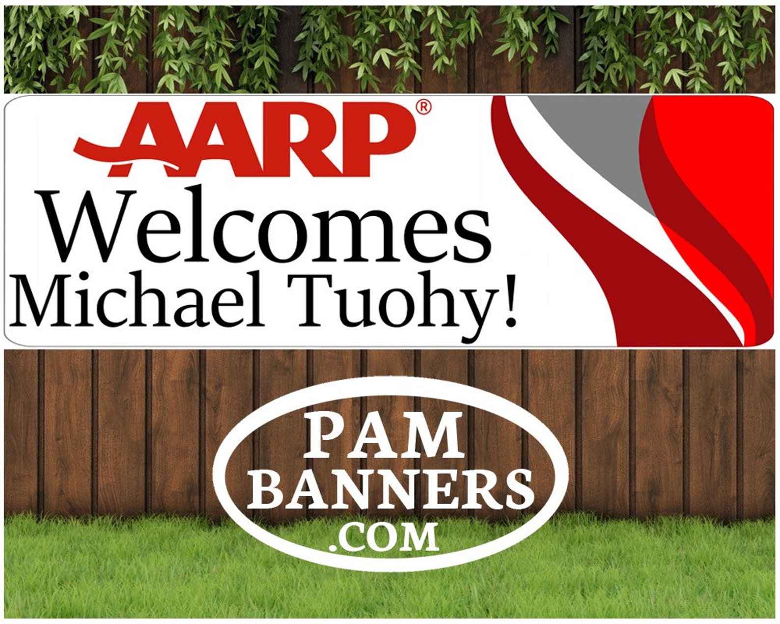 Large AARP Welcome Banner and Signs 6x2 with Grommets | Etsy
