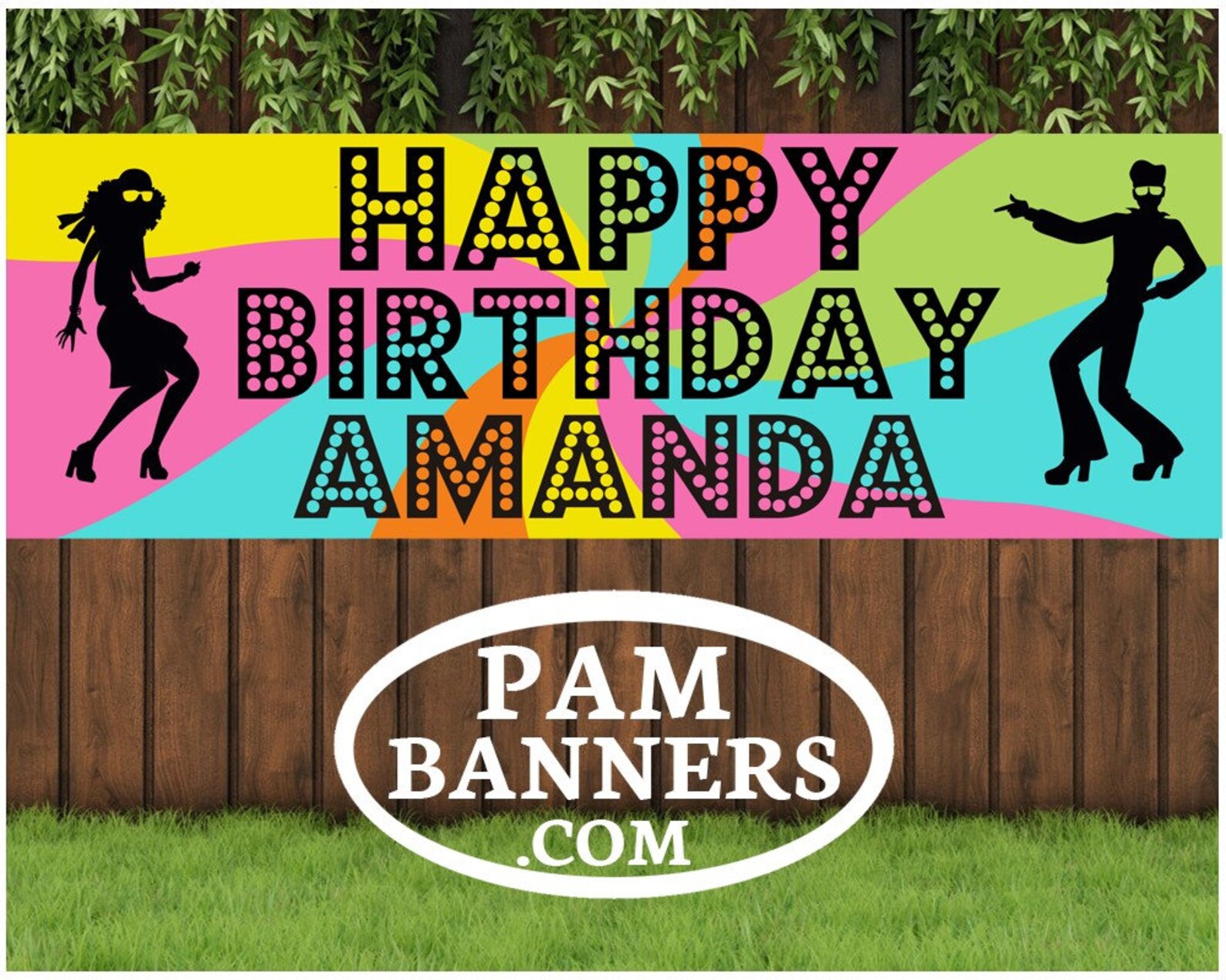 Large 1970s Groovy Birthday Party Banner and Signs 6x2 With - Etsy