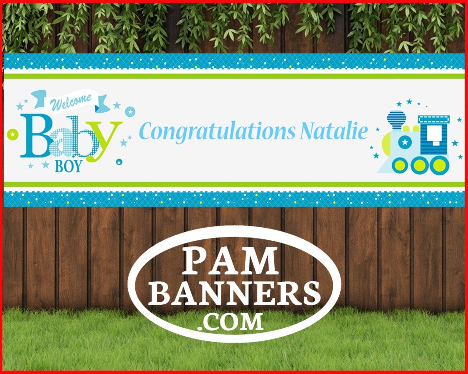 Large Newborn Banner and Signs 6x2 With Grommets - Etsy