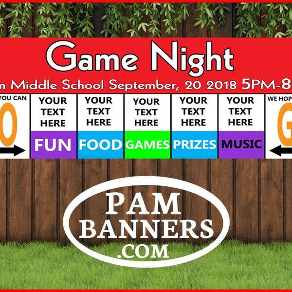 Family Game Night Banner - Etsy