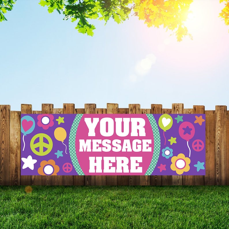 Large Amusement & Fun Message Banner and Signs 6x2 with | Etsy