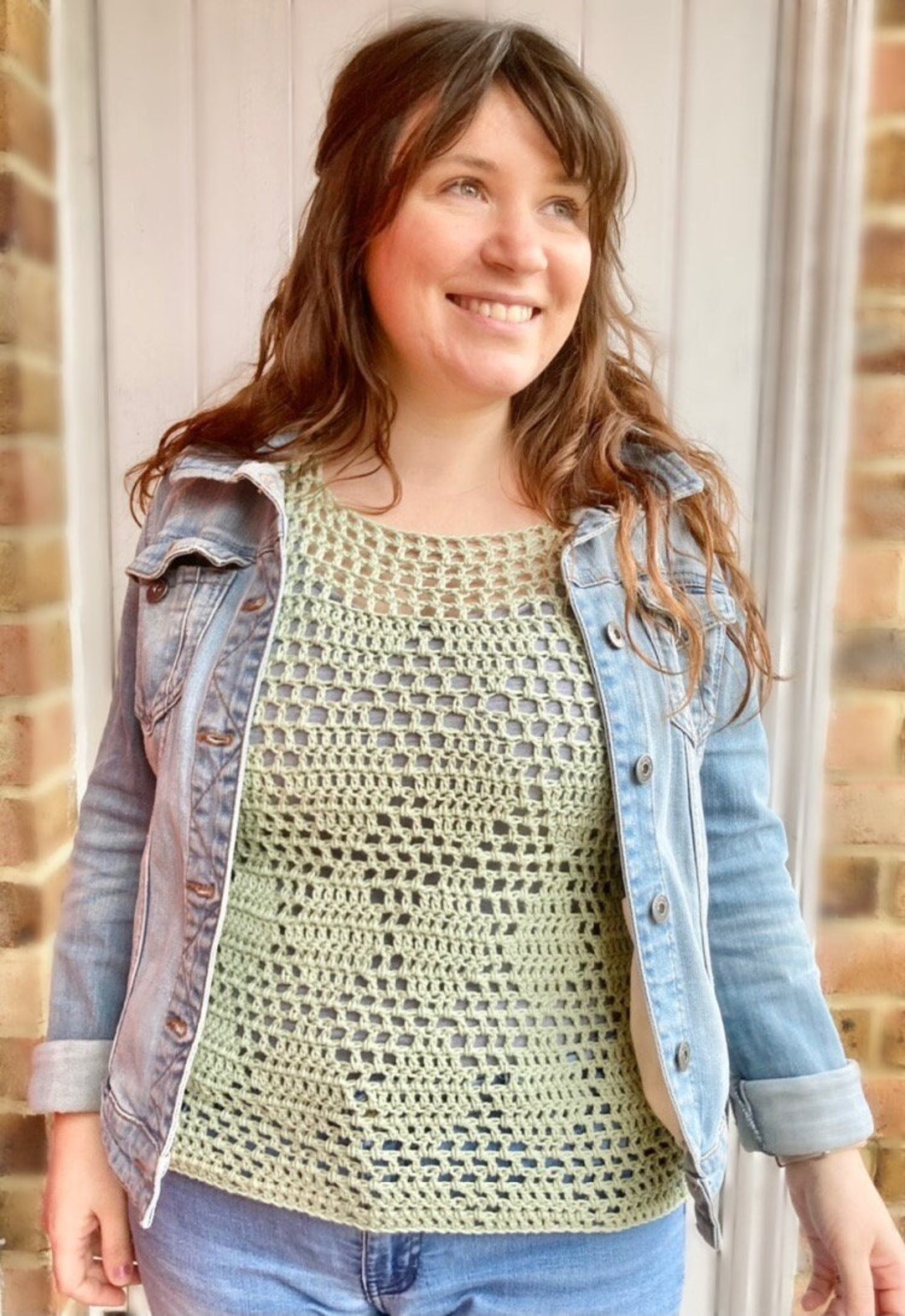 CROCHET PATTERN PDF - Crochet Diamond Top Pattern - Crochet Summer Top ...