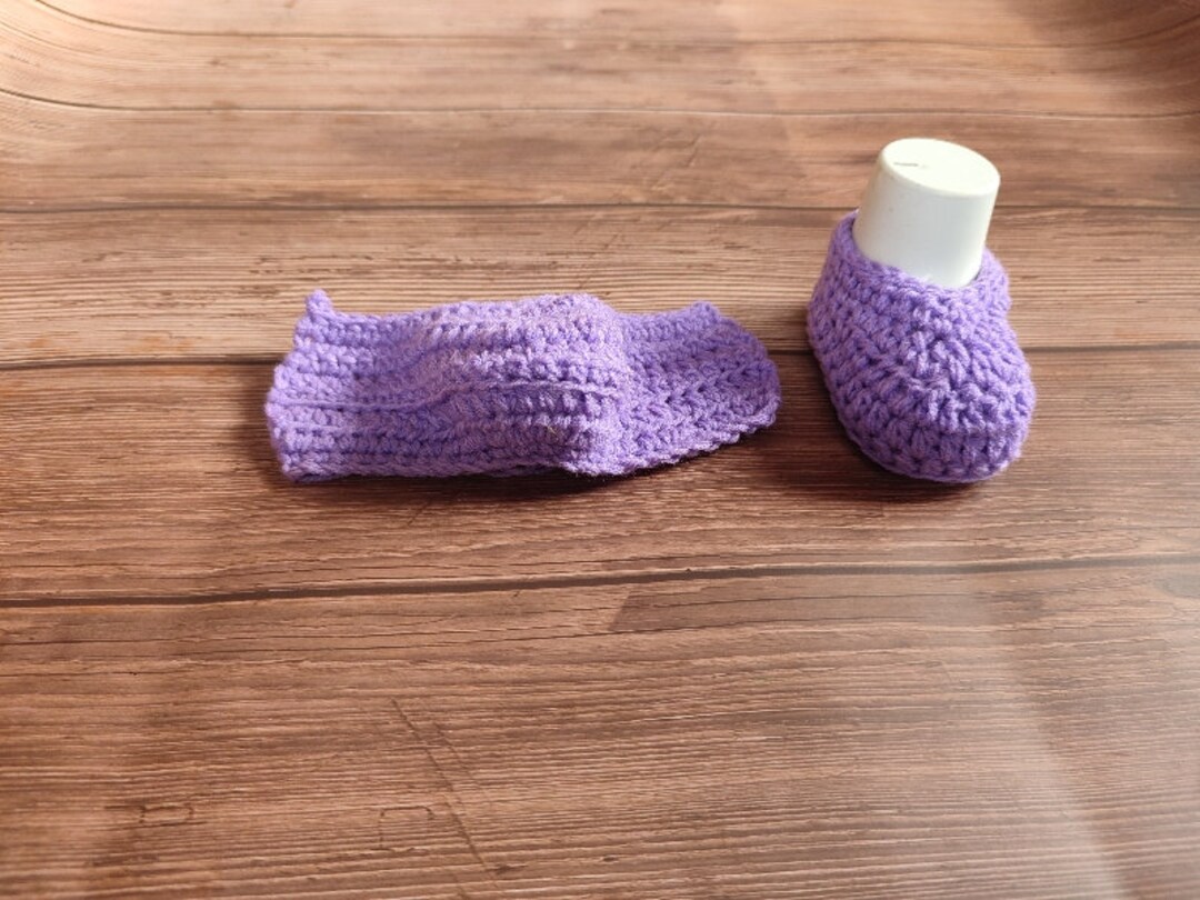 CROCHET PATTERN PDF - Crochet Baby Girl Shoes Worked Flat - Crochet ...
