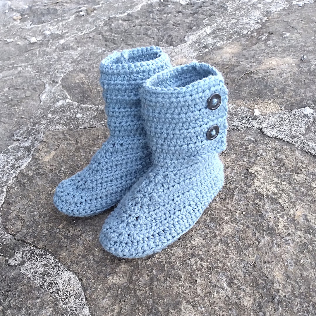 Crochet Pattern PDF Crochet Ugg Boots for Kids Crochet Kids Boots ...