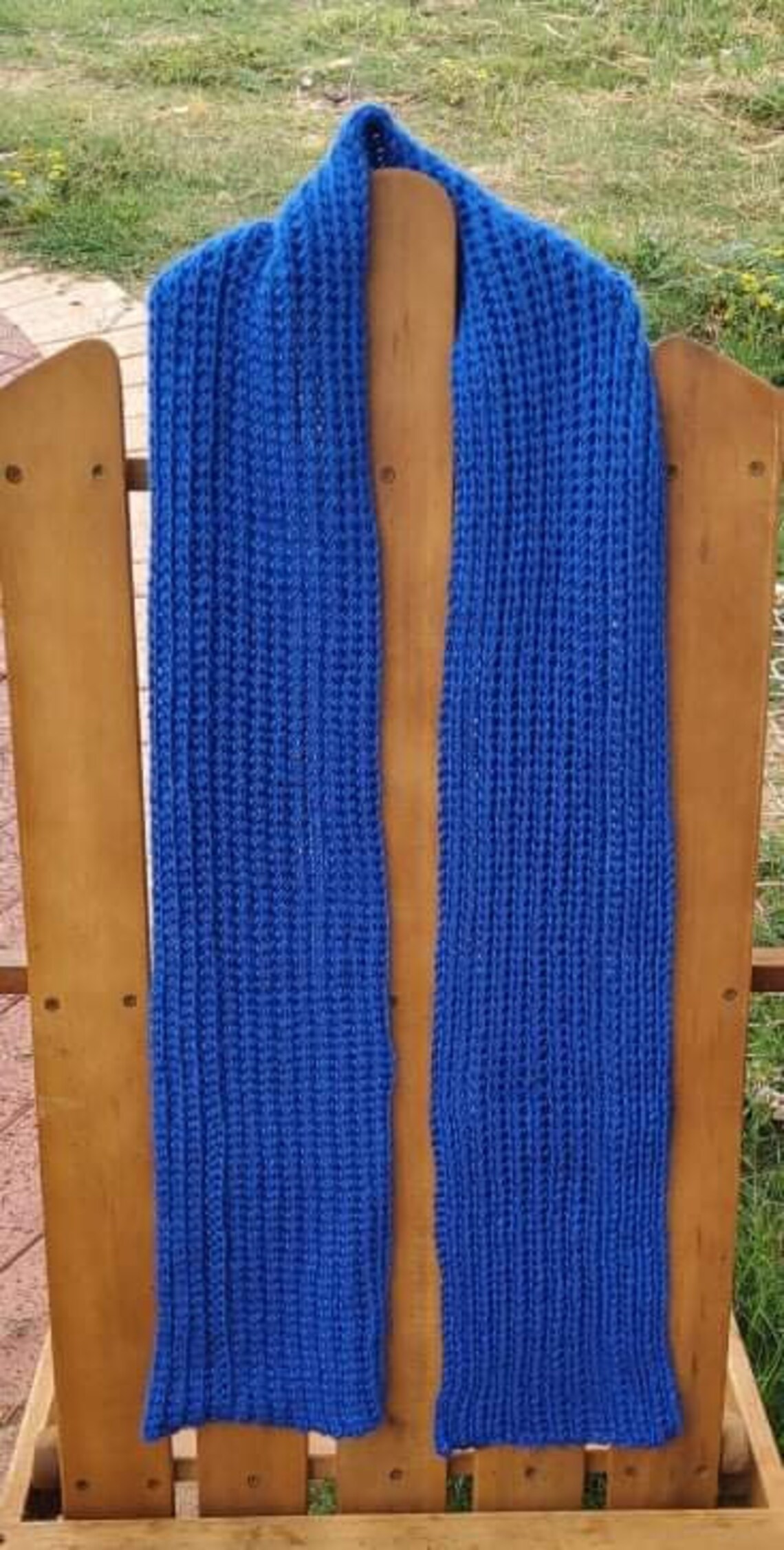 CROCHET PATTERN PDF Crochet Ribbed Scarf Crochet Knit Look | Etsy