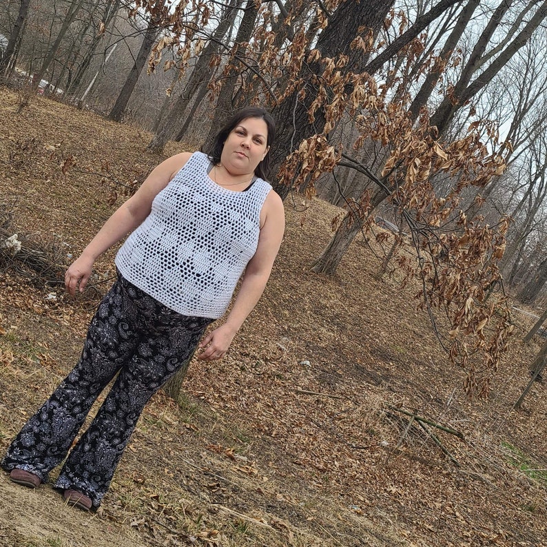 CROCHET PATTERN PDF Crochet Diamond Top Pattern Crochet - Etsy