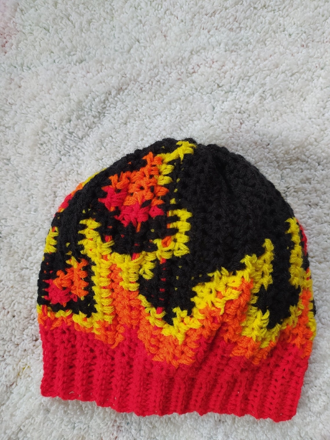 CROCHET PATTERN Crochet Flames Hat Pattern Crochet Hat - Etsy