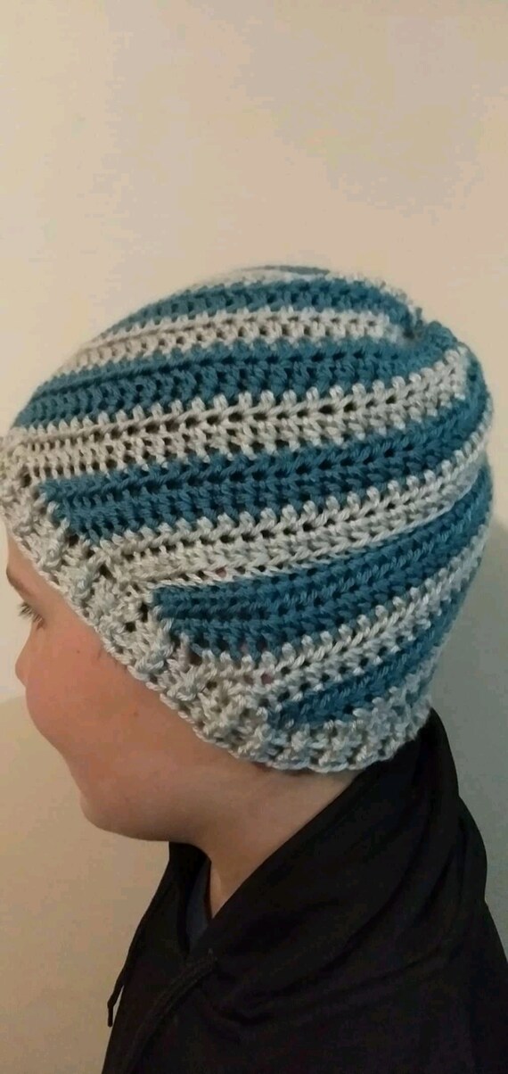 CROCHET PATTERN PDF Crochet Swirl Hat Worked Flat Swirl - Etsy