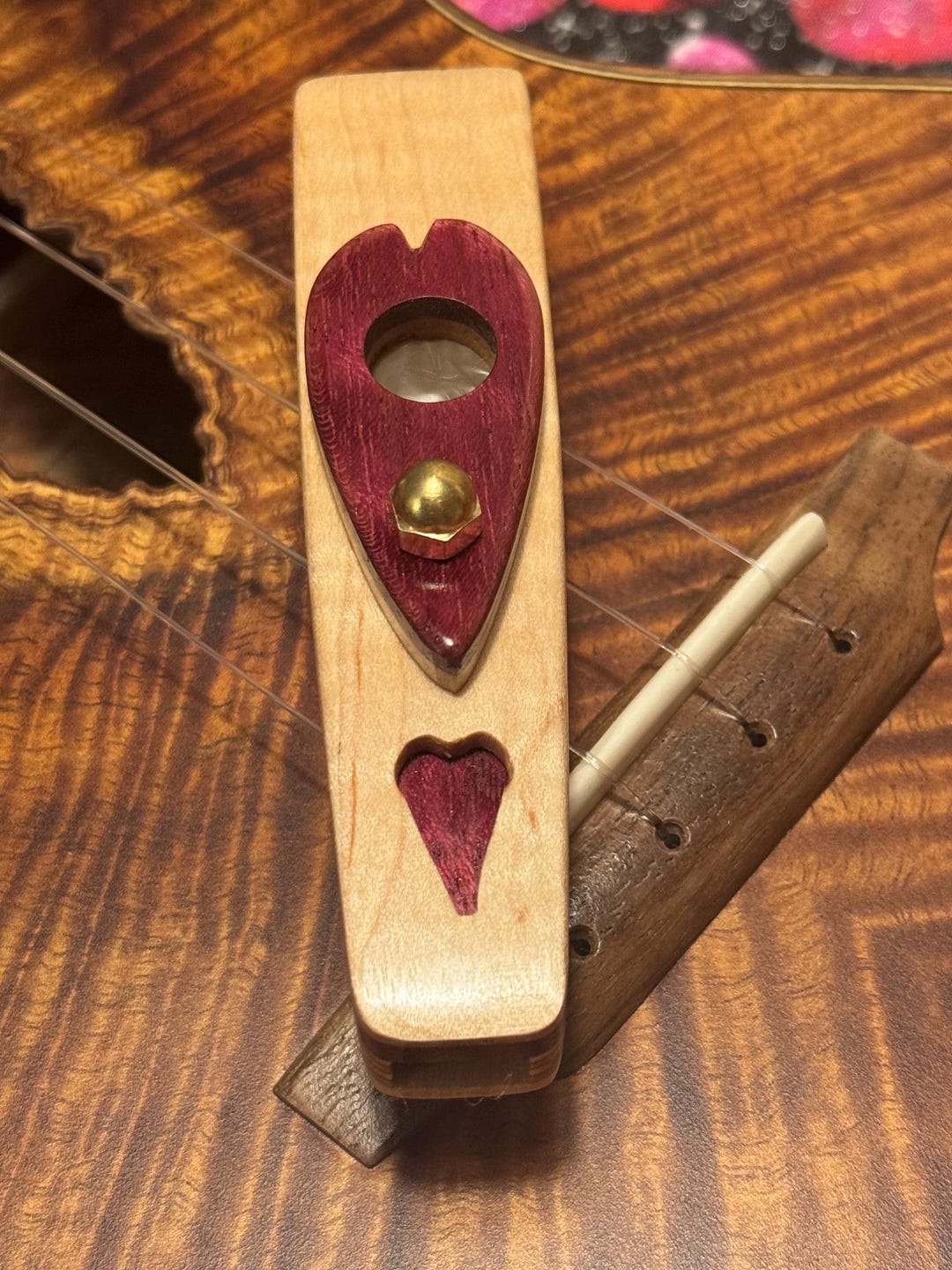 Valentine Purpleheart Kazoo Handmade Wooden Kazoos Mirliton Kazoo Banjo ...