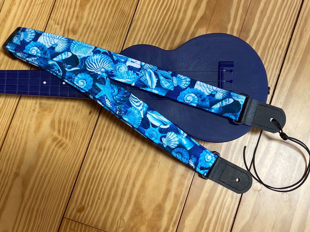 Ocean Seashells Ukulele Strap Ukelele Strap Ukulele Uke Strap Banjolele ...