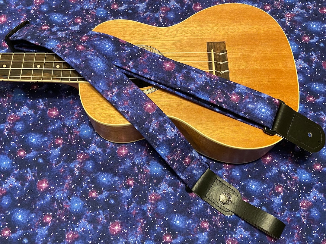 Galaxy Blue or Purple Ukulele Ukelele Strap Ukelele Handmade Ukulele ...