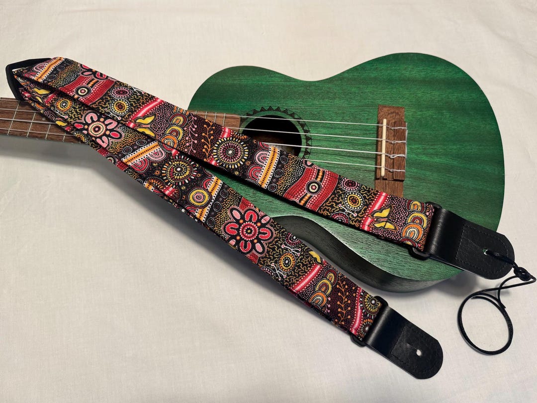 Aboriginal Ukulele Strap Ukelele Strap Ukulele Uke Strap Banjolele ...