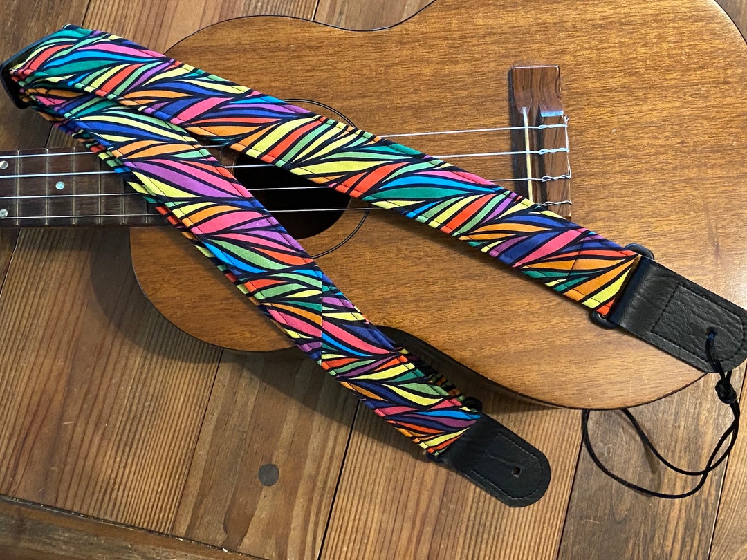 Rainbow of Colors Ukulele Strap Ukulele Ukelele Strap Ukelele - Etsy