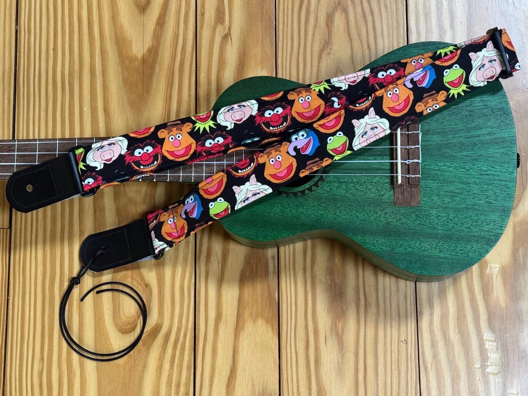Muppets Kermit Miss Piggy Gonzo Ukulele Ukelele Strap Ukelele Handmade ...
