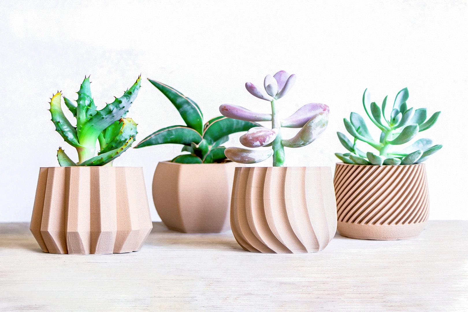 Wood Cache Pot | Wood Plant Pot | Succulent Plant Stand | Succulent ...