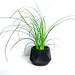 Black Plant Pot Indoor Planter Original Cache Pot Plant Lover Gift Wood ...