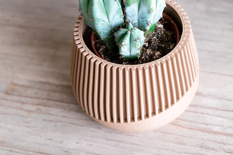 Wood Cache Pot | Wood Plant Pot | Succulent Plant Stand | Succulent ...