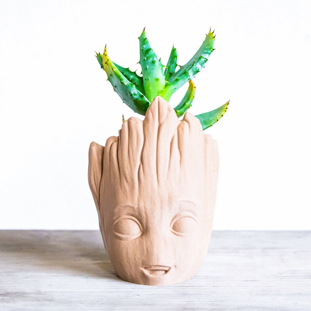 Cute Groot Planter Groot Cache Pot Groot Succulent Plant | Etsy