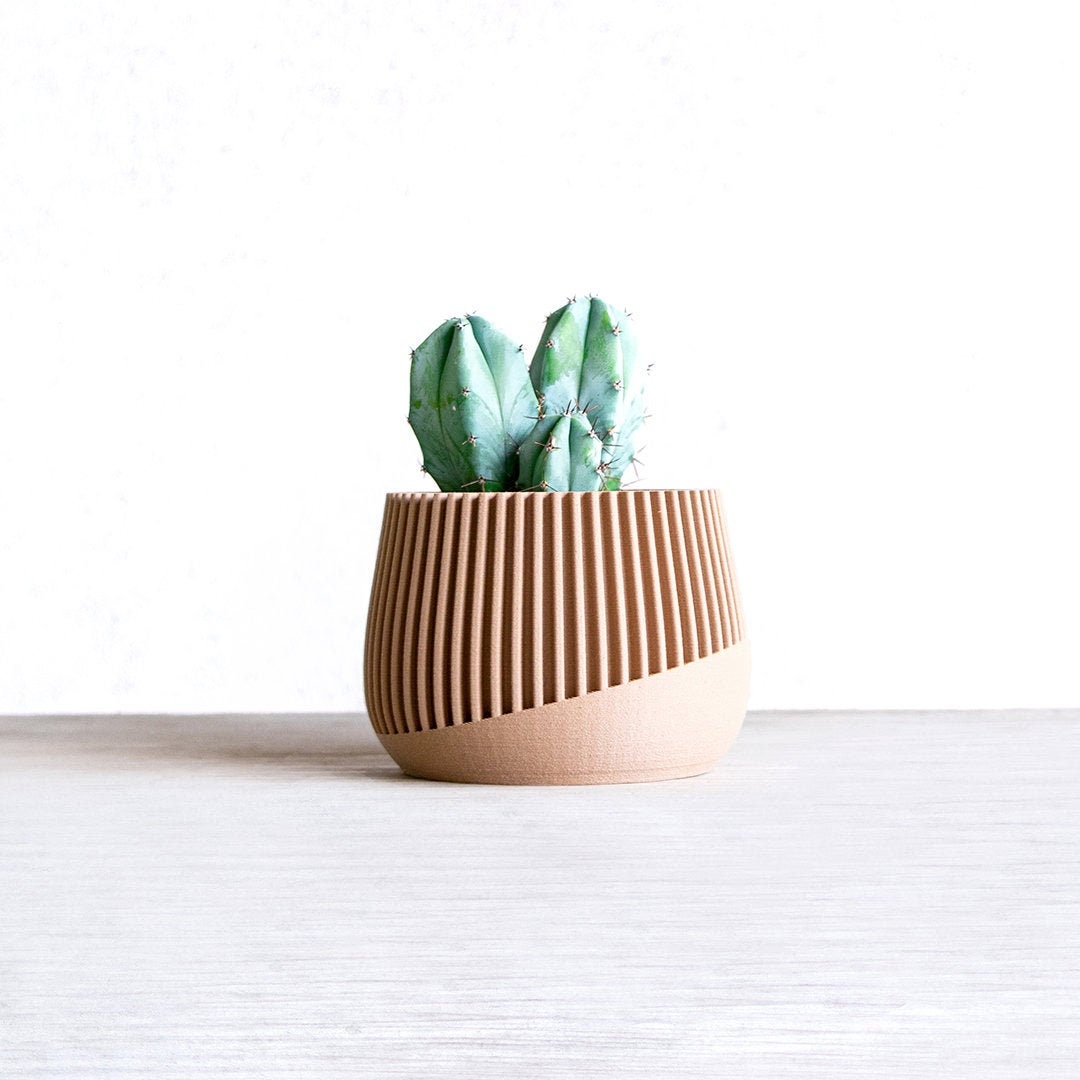 Wood Cache Pot | Wood Plant Pot | Succulent Plant Stand | Succulent ...
