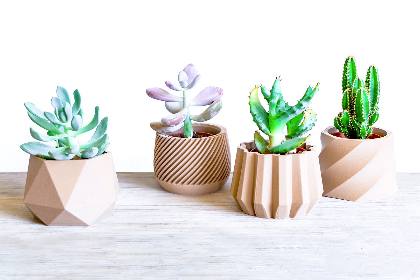 Wood Cache Pot Wood Plant Pot Succulent Plant Stand | Etsy