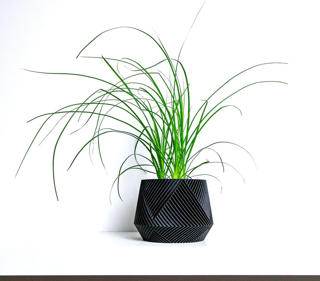 Black Plant Pot | Indoor Planter | Original Cache Pot | Plant Lover ...