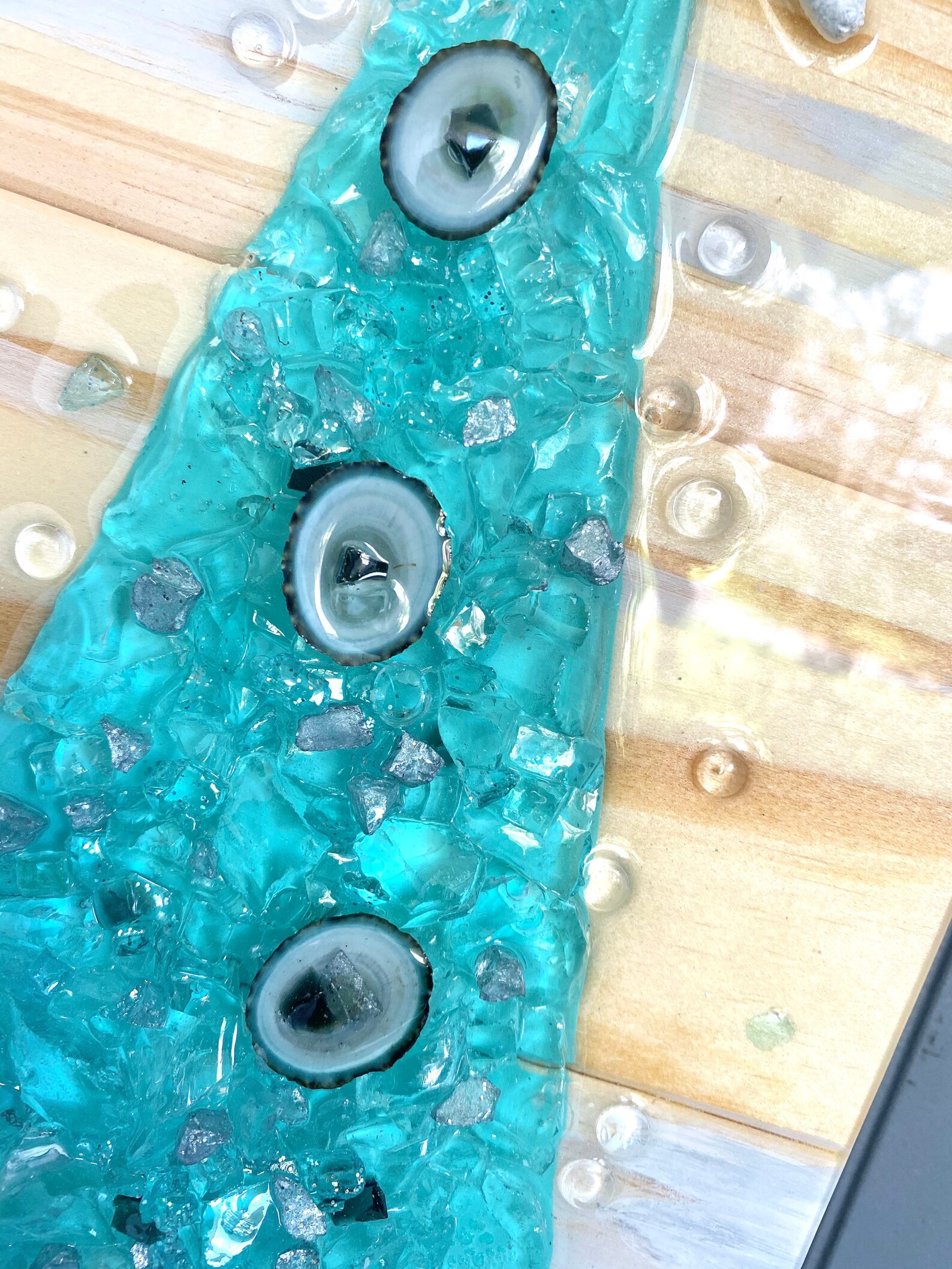 Aqua Christmas Tree by the Sea - Etsy