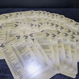 D&D Quick Reference Cards Deluxe 5e, Dungeons and Dragons Gifts for Dnd Players, DND Accessories ...