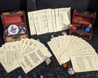 Dnd Reference Cards - Etsy