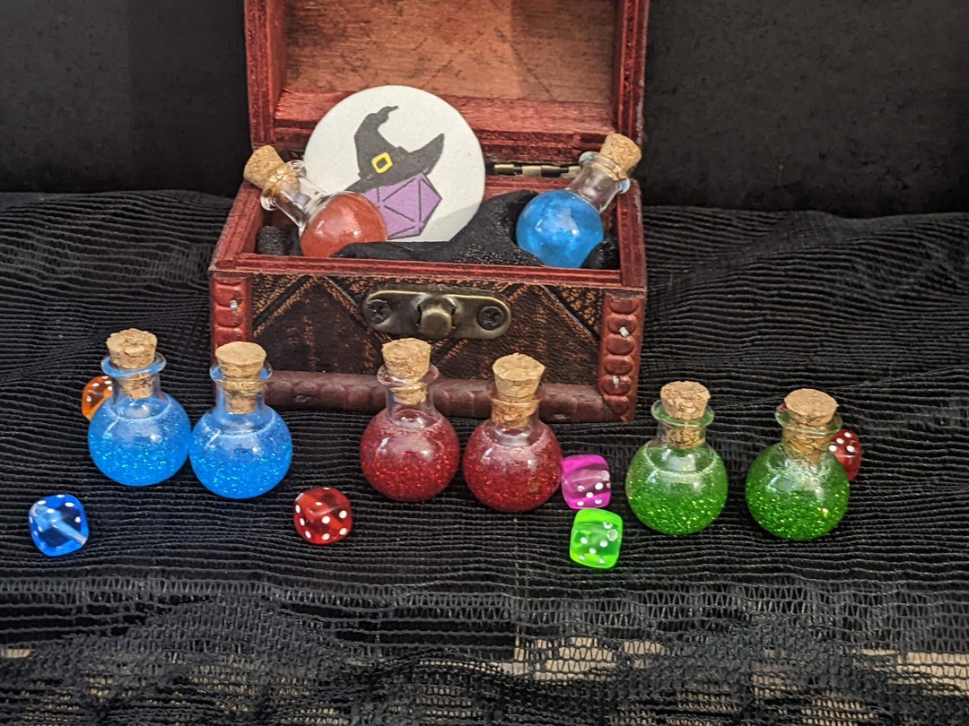 D&D Potion Bottles Dungeons and Dragons Miniatures DND - Etsy