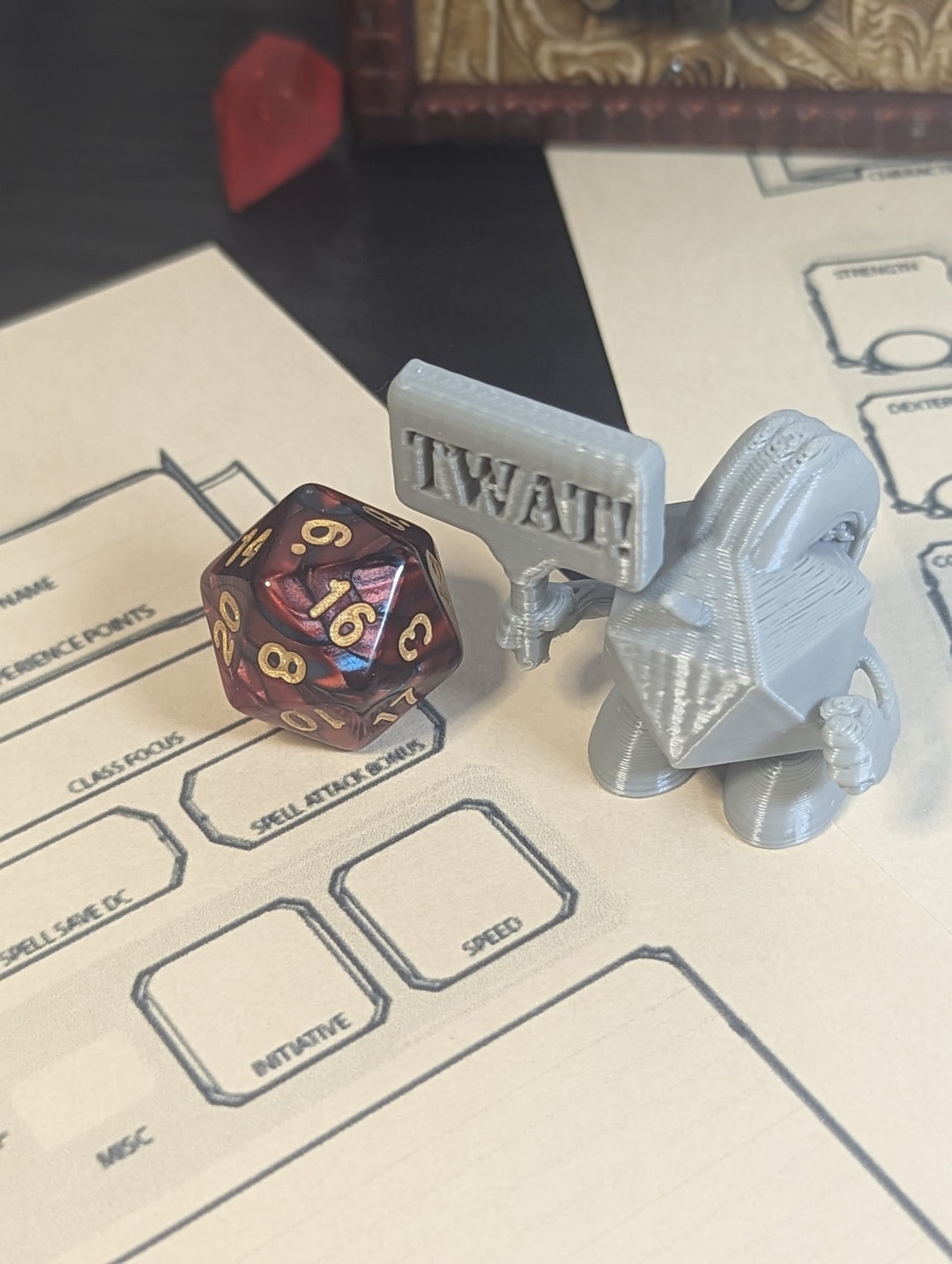 D&D Monster Miniature Unicorn Twt, Dungeons and Dragons Gifts for ...