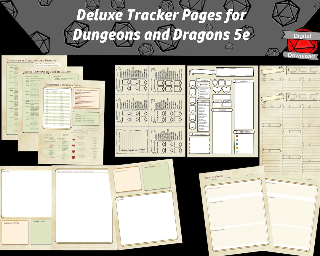 Dungeons and Dragons Campaign Journal Deluxe, D&D Campaign Diary RPG ...