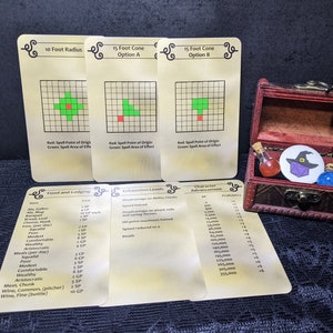 D&D Quick Reference Cards Deluxe 5e, Dungeons and Dragons Gifts for Dnd ...