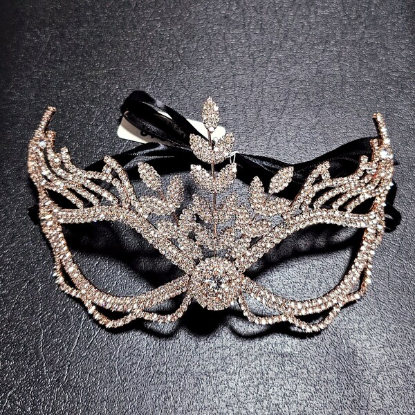 Rhinestone Mask - Etsy
