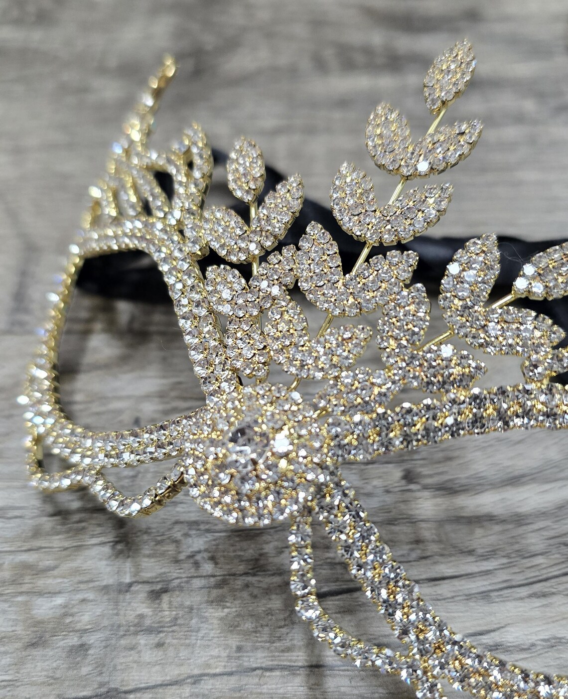 Crystal Rhinestone Masquerade Eye Mask - Etsy