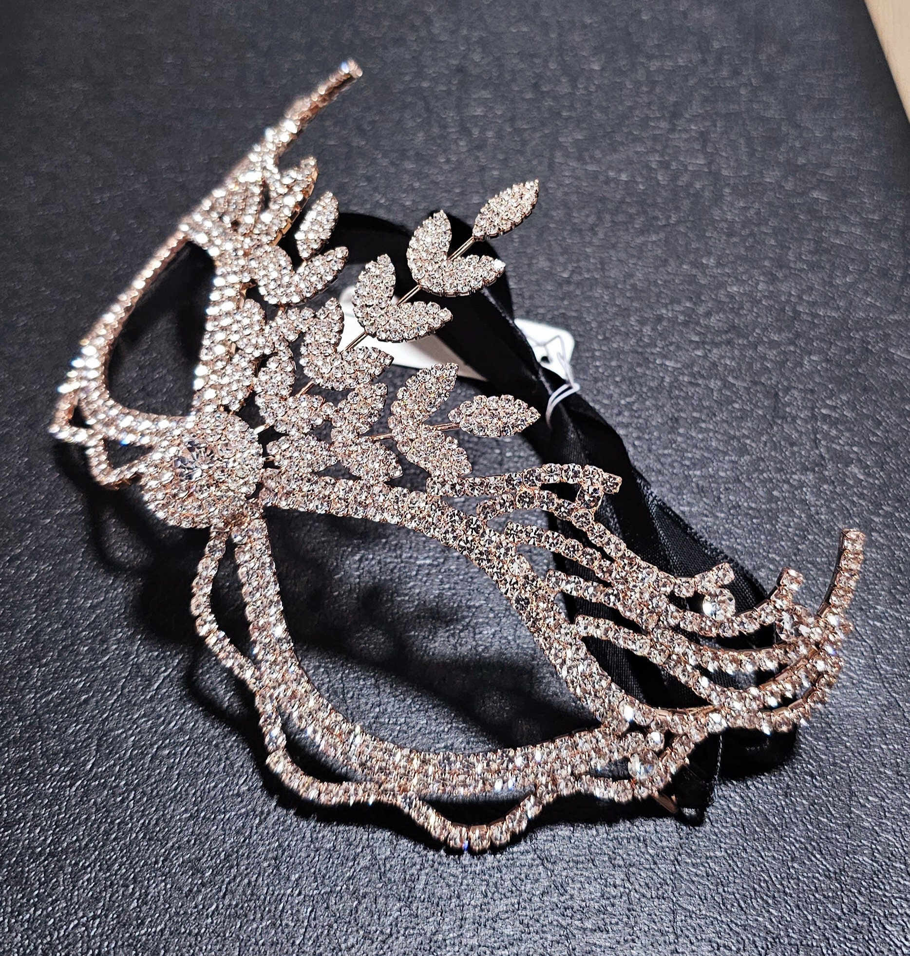 Crystal Rhinestone Masquerade Eye Mask - Etsy