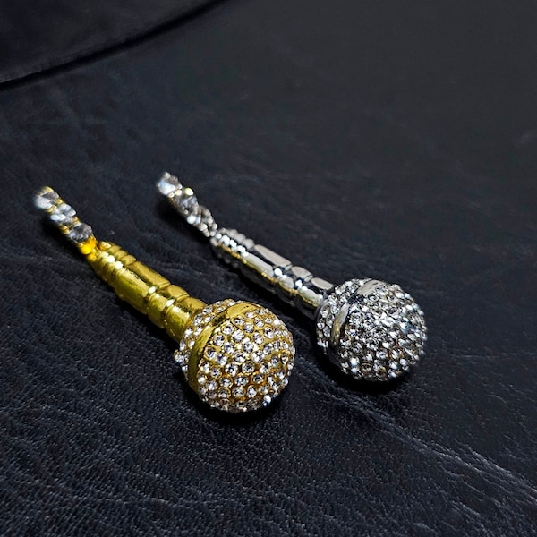 Microphone Necklace - Etsy