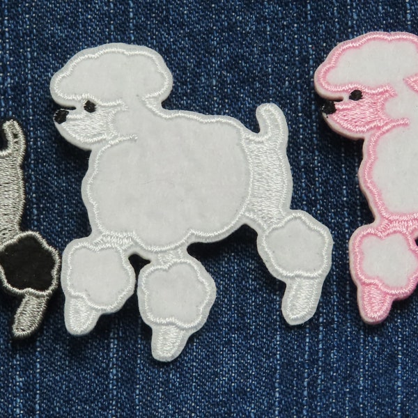 Poodle Applique - Etsy