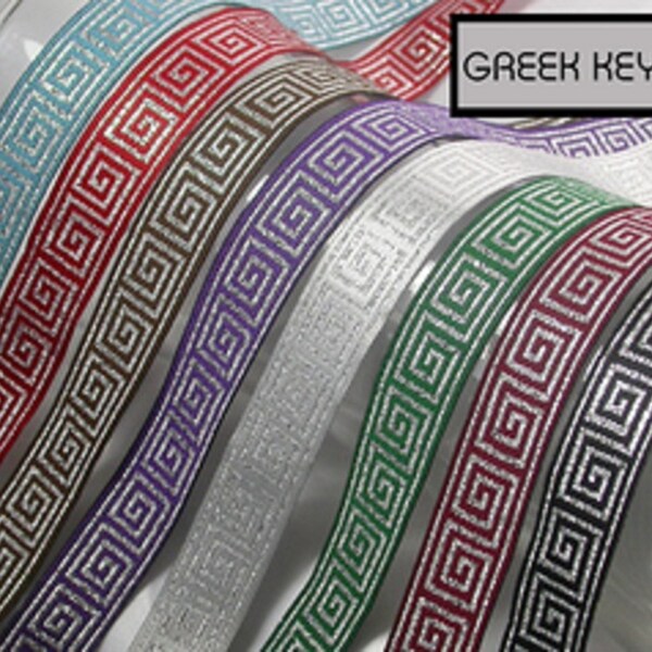 Greek Key Ribbon - Etsy