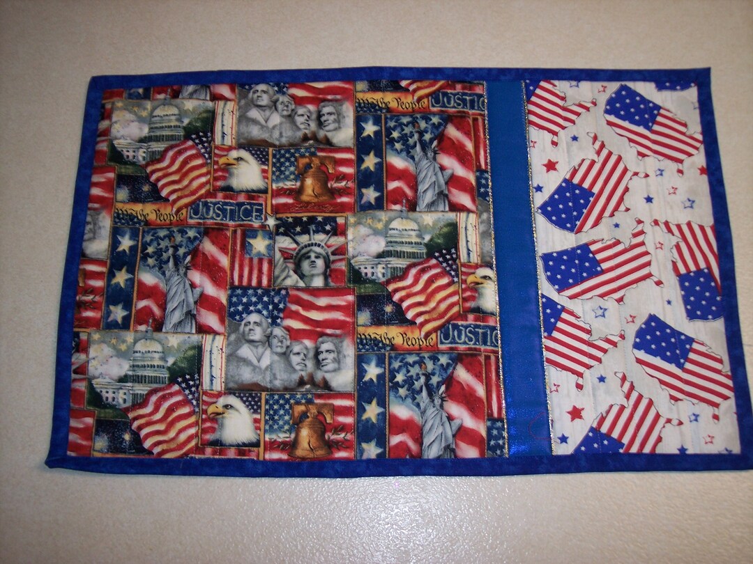 Set of 4 PATRIOTIC PLACEMATS in Size 21x14 - Etsy