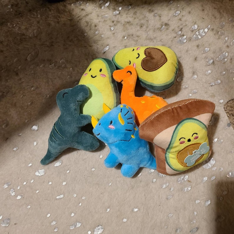 Hedgehog Llama Sloth Avocado Dinosaur Plush Squeaky Dog - Etsy