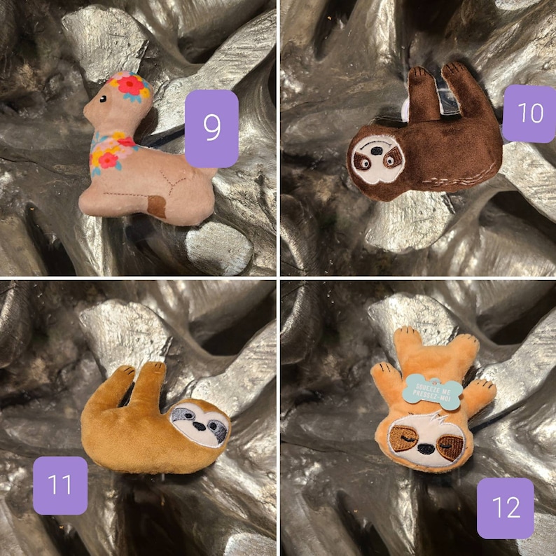 Hedgehog Llama Sloth Avocado Dinosaur Plush Squeaky Dog - Etsy