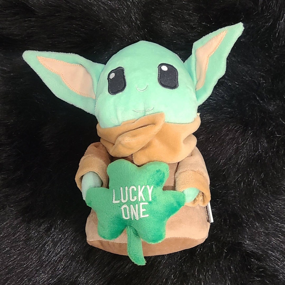 St. Patrick's Day Star War Young Yoda Dog Toy, St. Patty's Star Wars ...